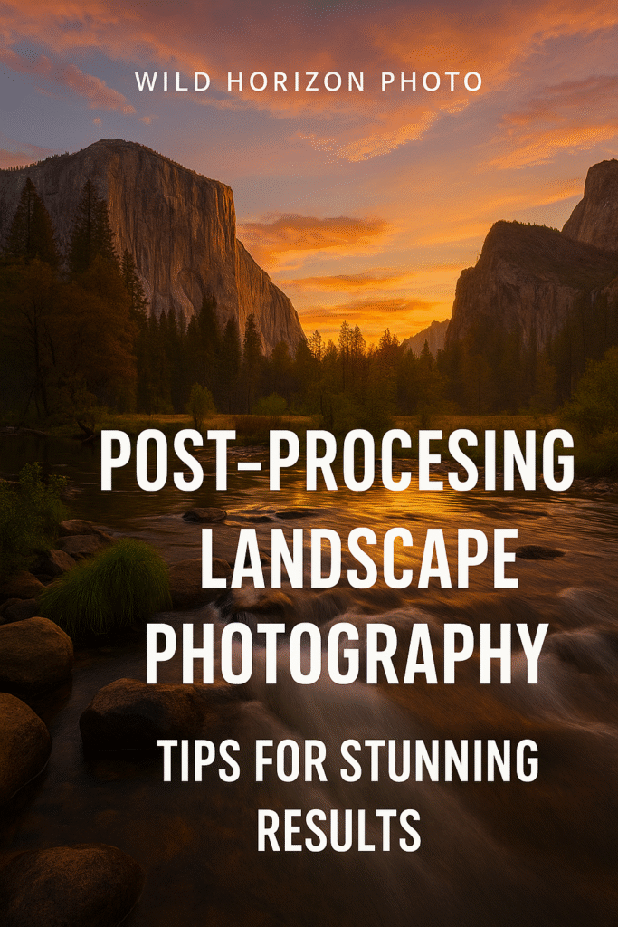 Post-Processing Landscape Photography: Tips for Stunning Results – Wild Horizon Photo